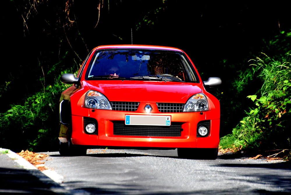 Vendée Classic 2016 : Renault Clio V6 phase 2 orange sanguine - BS Racing