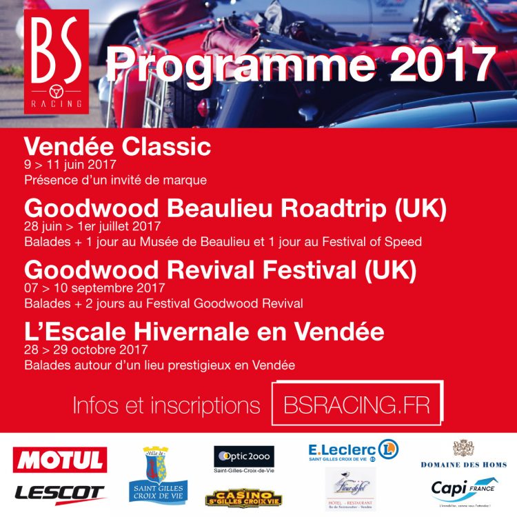Programme BS Racing 2017 - BS Racing